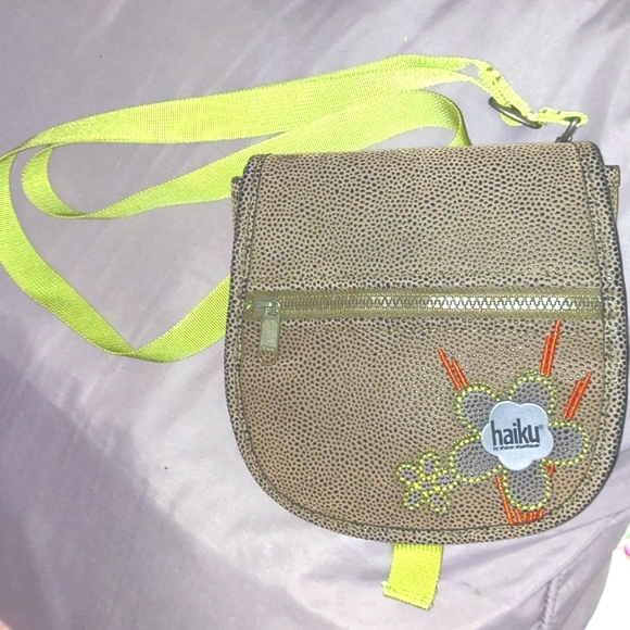 Haiku | Bags | Haiku Crossbody Bag Floral Brown Vegan Leather Handbag ...